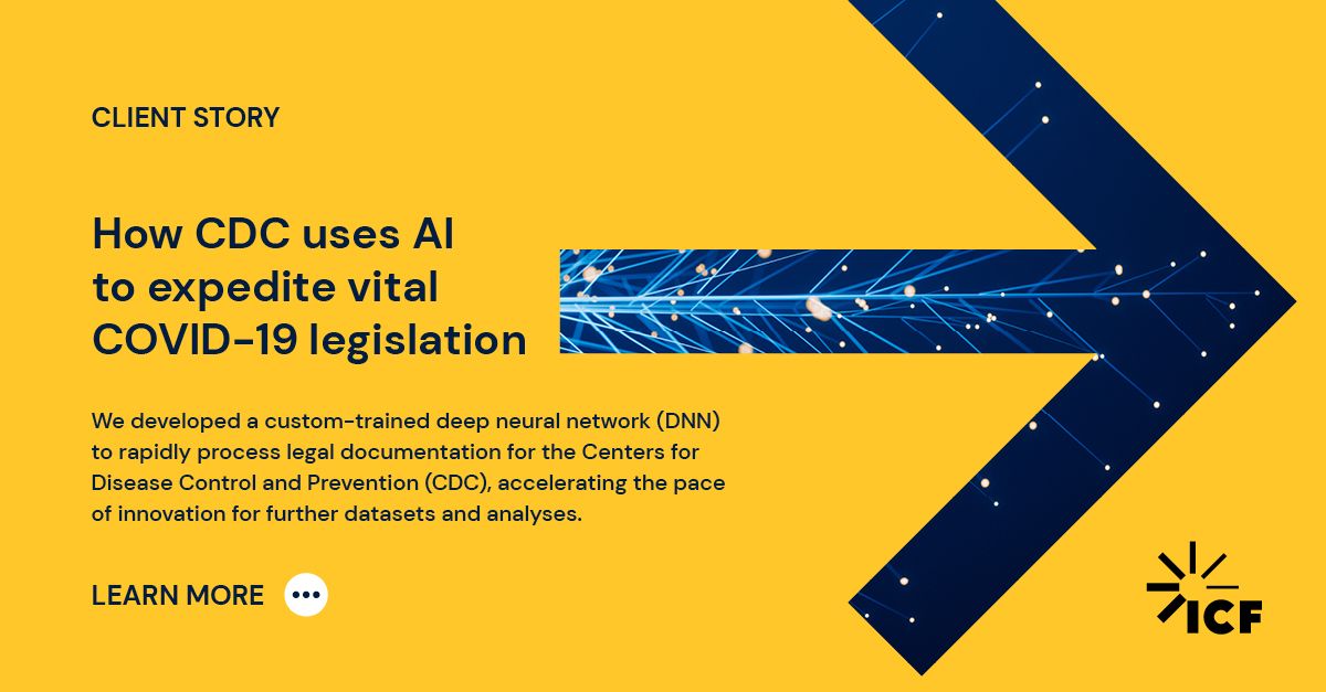 CDC Uses AI to Innovate Legal Epidemiology | Client Story | ICF