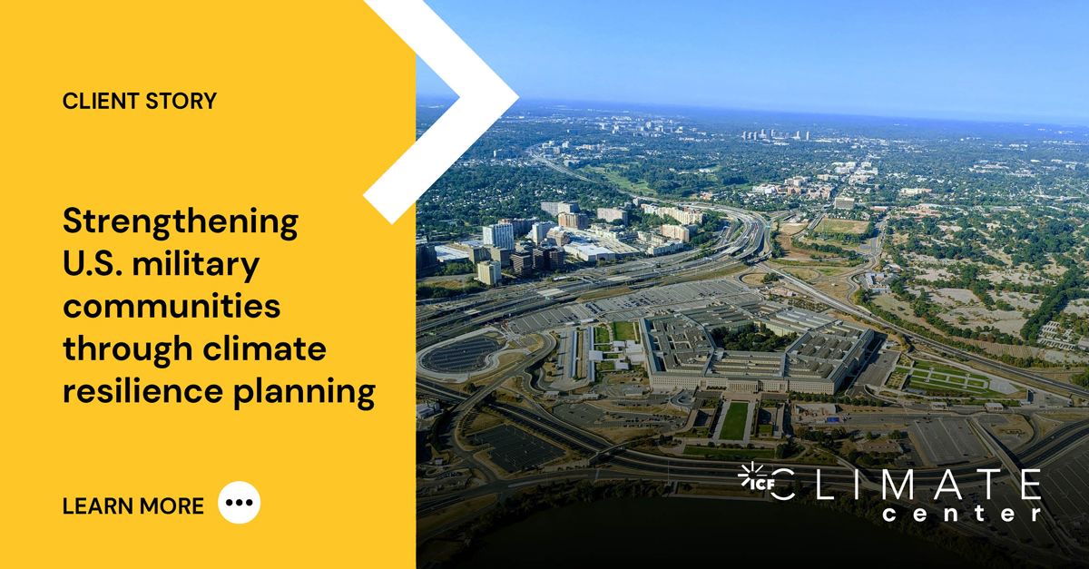 Resilience Planning for U.S. Military Communities | ICF