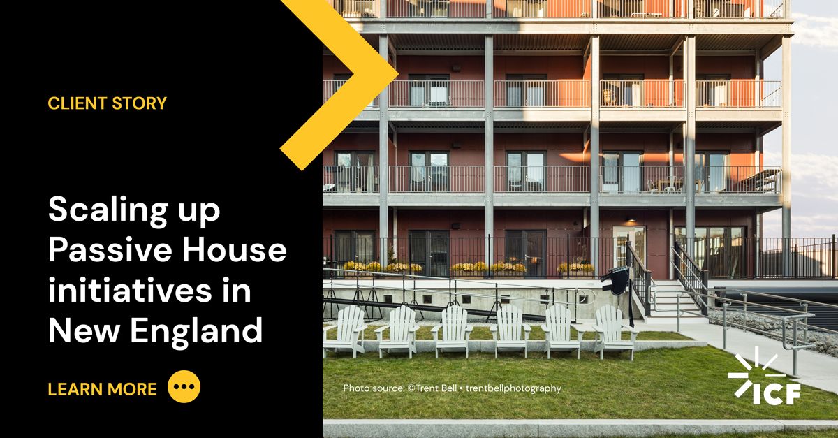 Scaling Up Passive House Initiatives in New England | Client Story | ICF