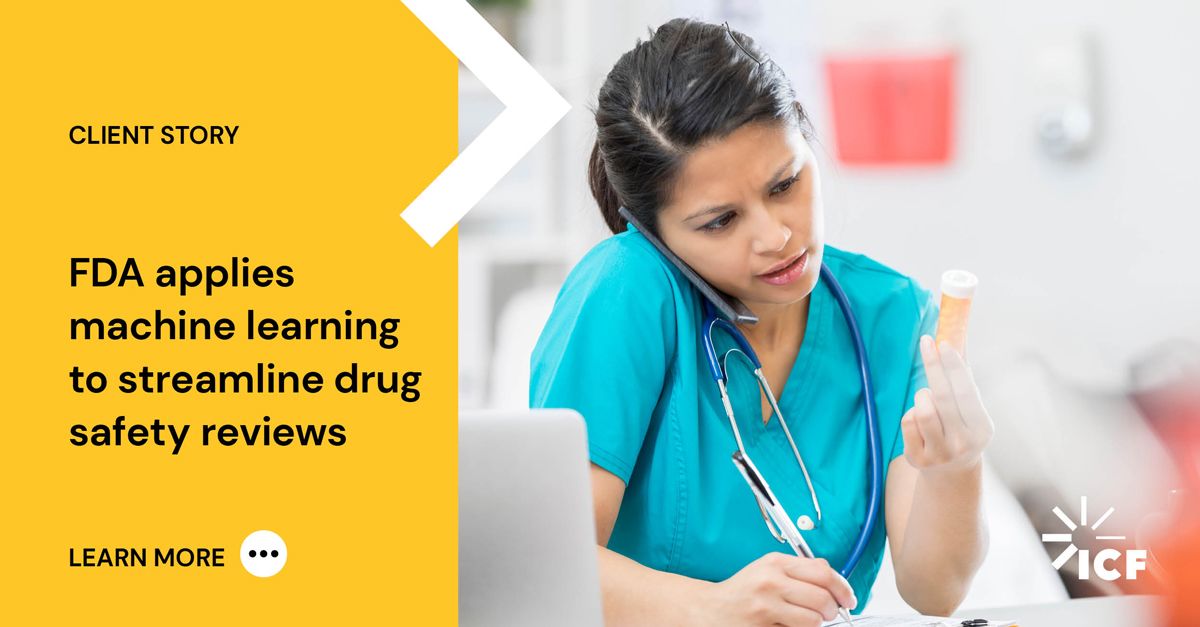 FDA Explores the Potential of AI to Streamline Drug Label Review | ICF