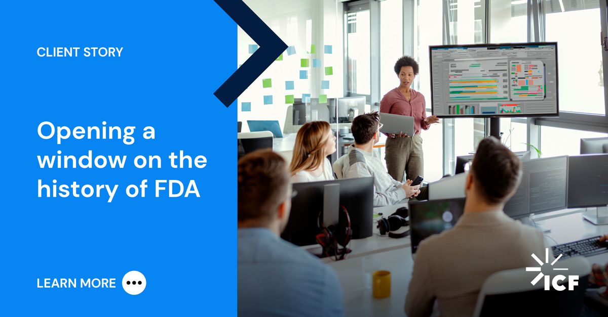 Modernizing’s FDA Historical Documents Database | ICF