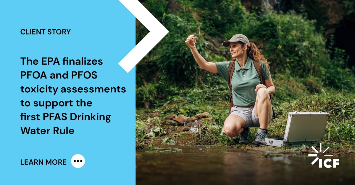 EPA finalizes PFOA and PFOS toxicity assessments to support the first ...