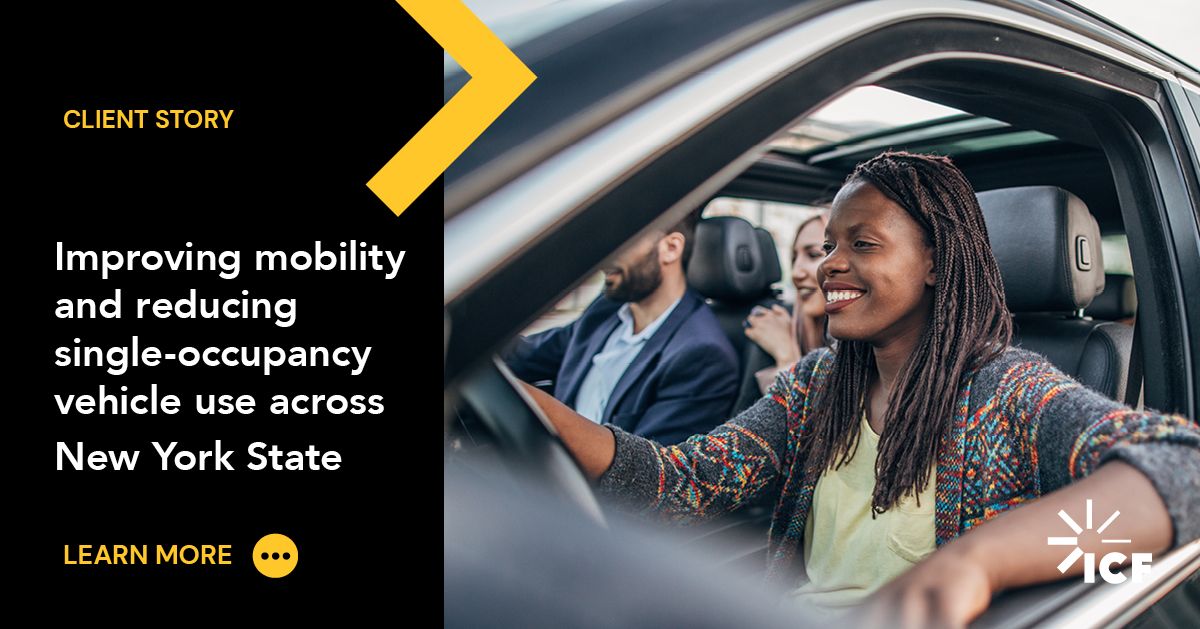 Improving mobility through ridesharing NYSDOT 511NY campaign | ICF