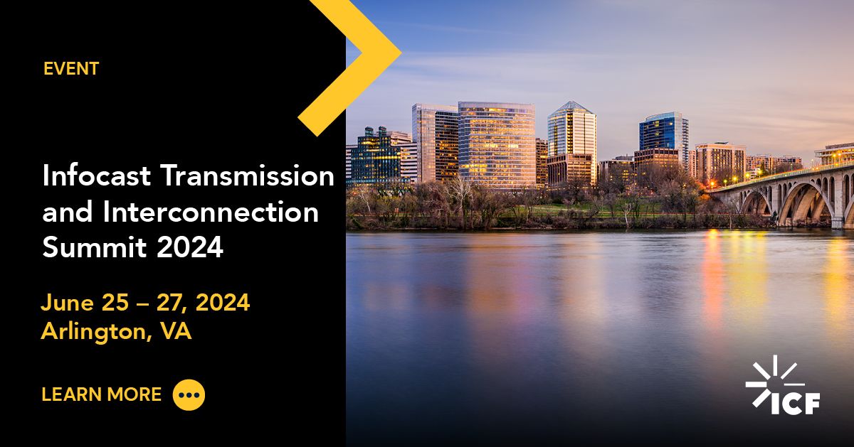 Join ICF at the 2024 Transmission and Interconnection Summit | ICF