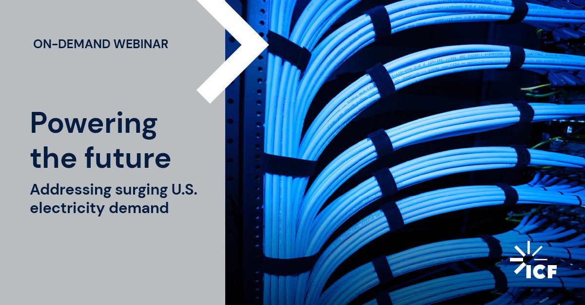 Powering the Future: Addressing Surging U.S. Electricity Demand | ICF