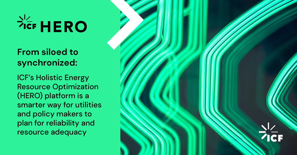 Energy Utility Planning Services | Holistic Energy Resource Optimization (HERO) | ICF
