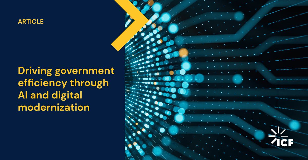 Best Practices To Improve Efficiency in Government | ICF