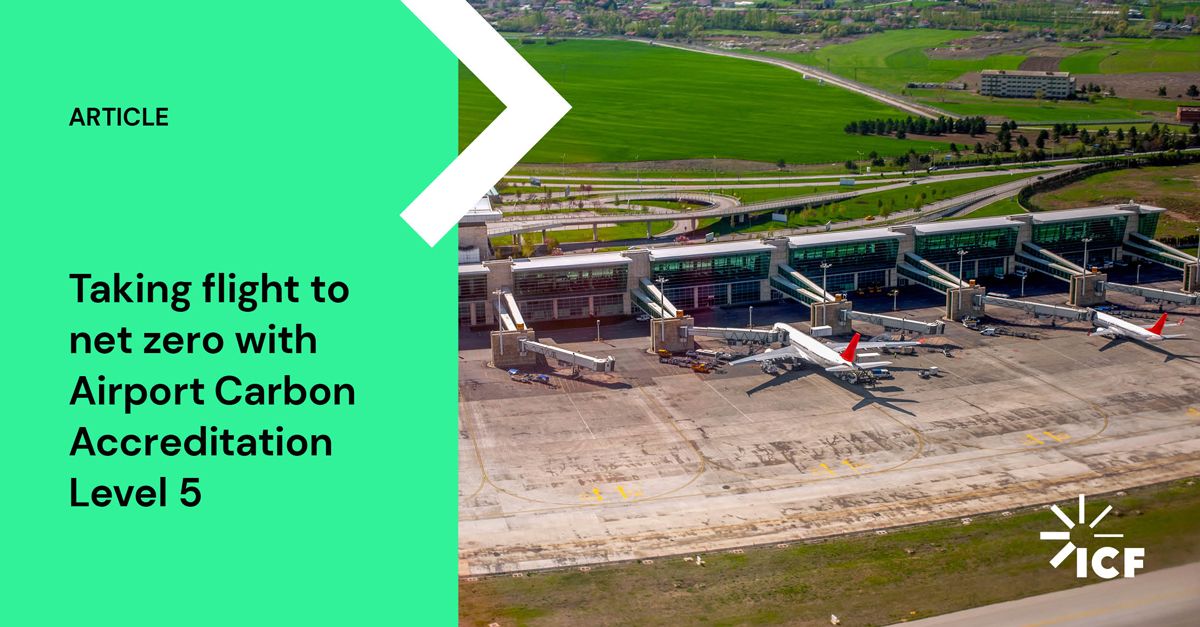 Airport Carbon Accreditation Level 5 | ICF