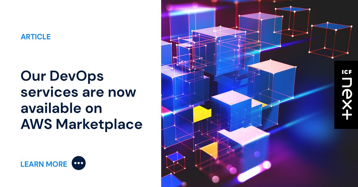 Our DevOps Services Are Now Available on AWS Marketplace | ICF