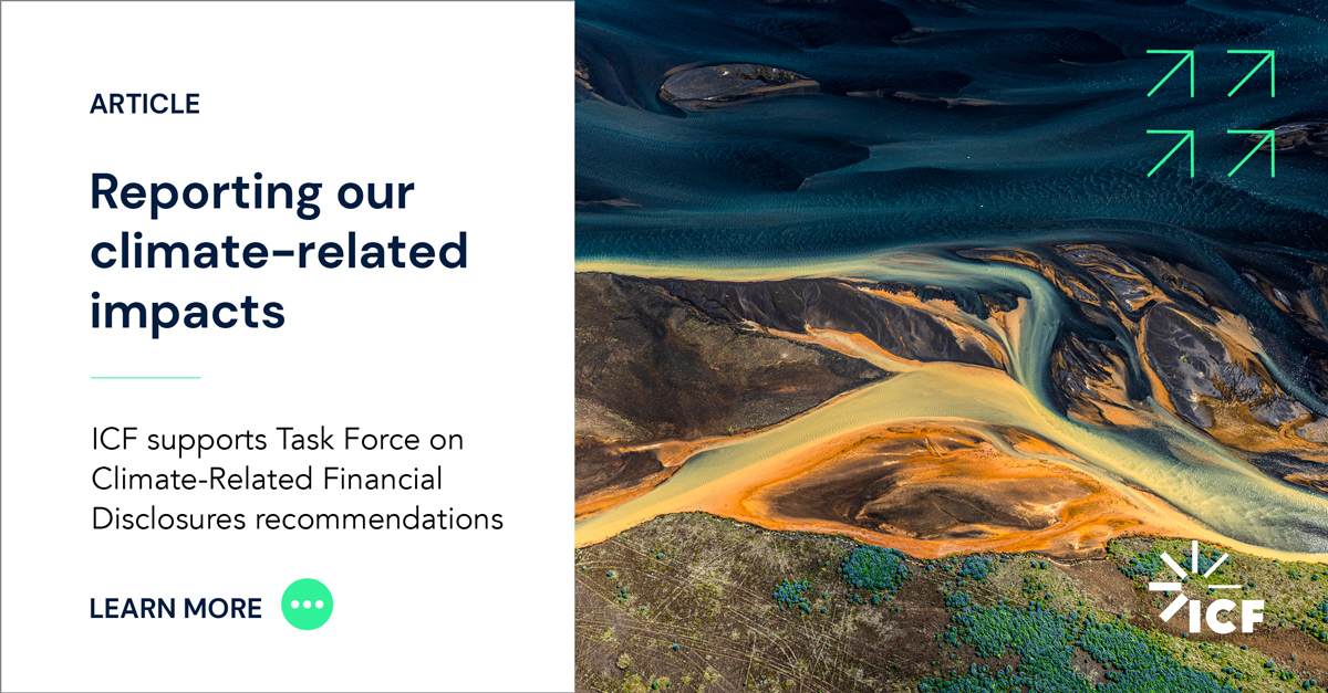 Reporting Our Climate-Related Impacts | ICF