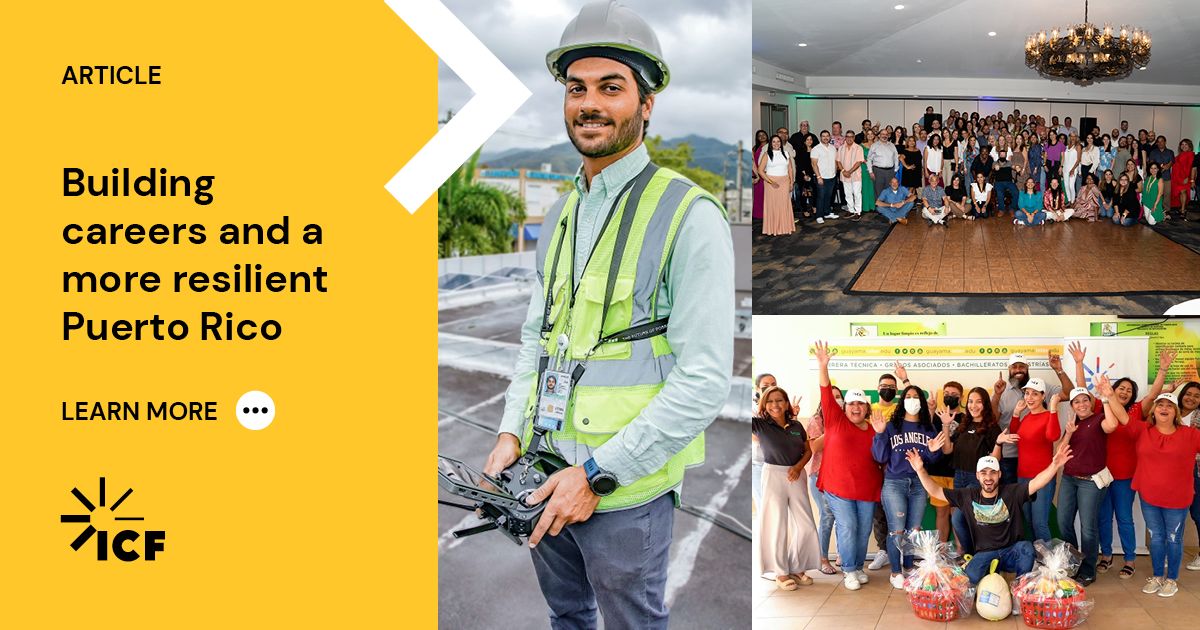 Building Careers and a More Resilient Puerto Rico | ICF