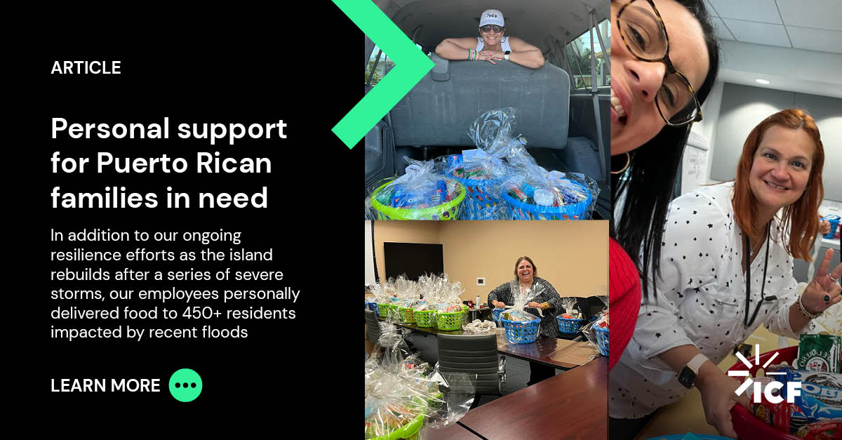 Personal support for Puerto Rican families in need | ICF