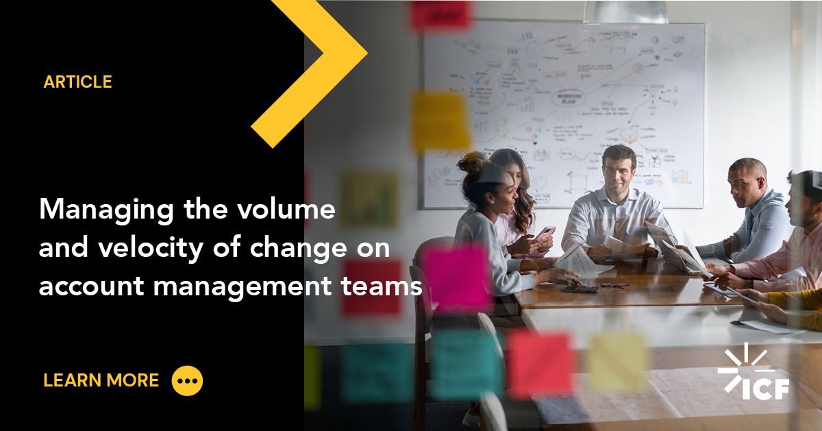 Change Management for Utility Account Management Teams | ICF