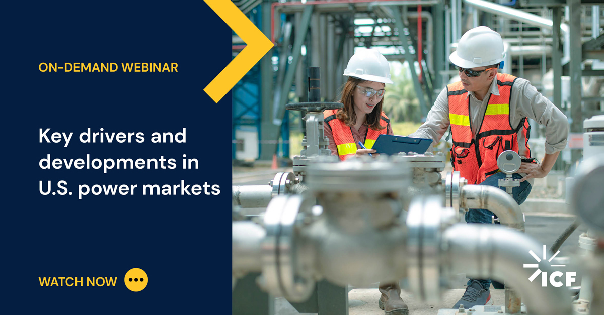 Key Drivers and Developments in US Power Markets | ICF