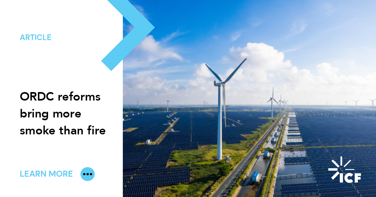 ORDC Reforms Bring More Smoke Than Fire | ICF