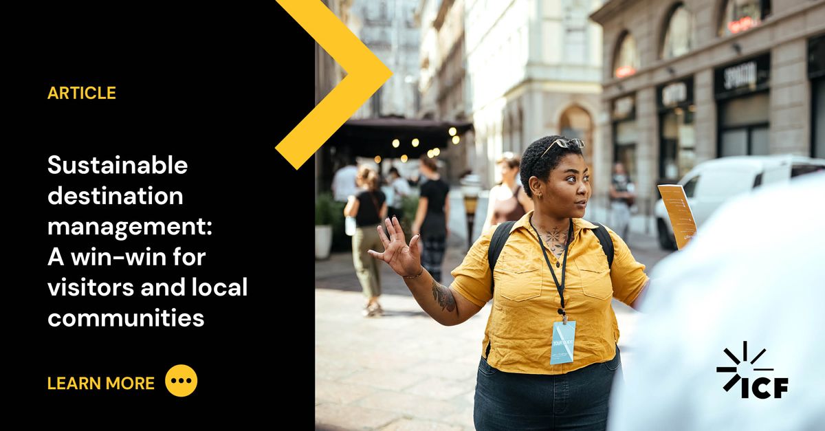 Sustainable Destination Management: Win-Win for Visitors and ...