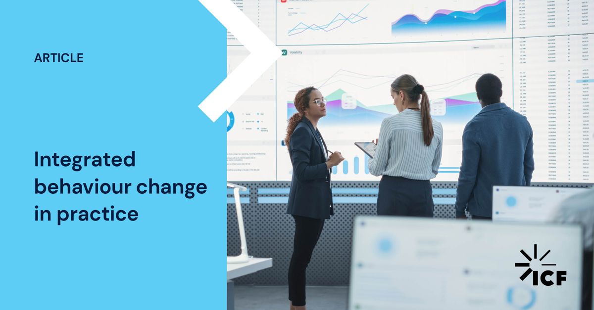 Integrated behavioural change in practice | Case Study | ICF