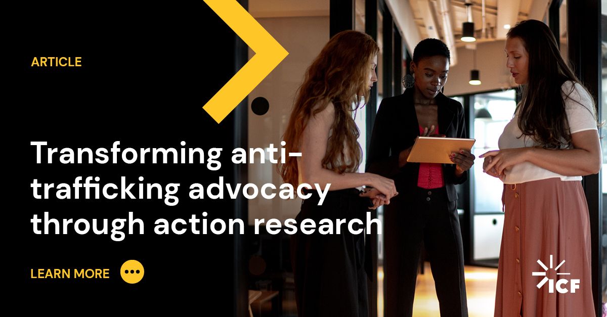 Transforming Anti-Trafficking Through Action Research | ICF