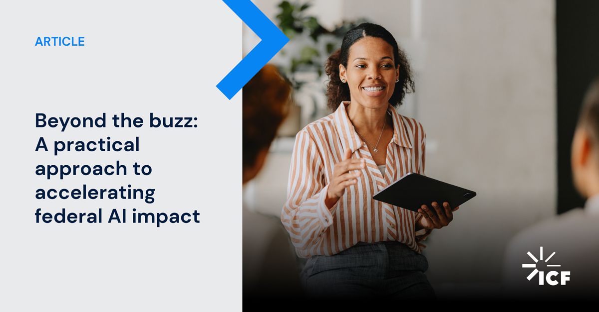 Top Challenges for Federal AI Adoption | ICF