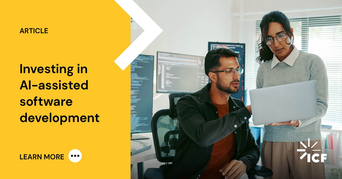 AI-assisted software development: Benefits for federal agencies | ICF