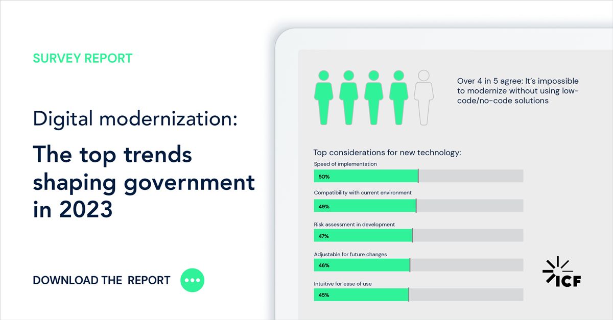 2023 Digital Transformation in the Public Sector | ICF